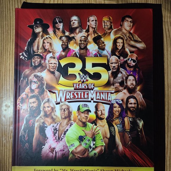 Other | Wwe 35 Years Of Wrestlemania Hardcover Book | Poshmark